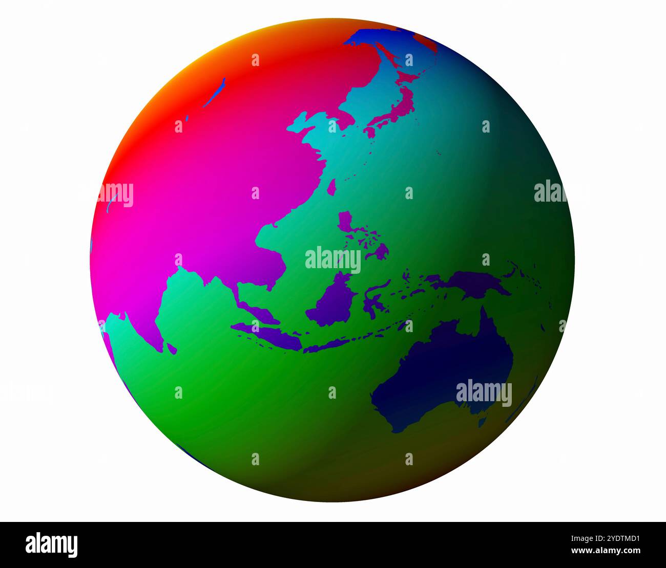 Colourful world map hi-res stock photography and images - Alamy