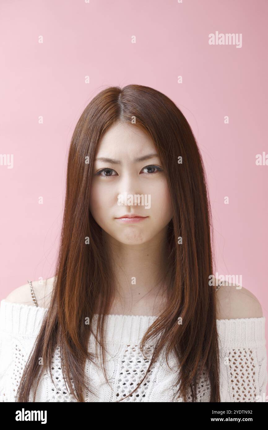 Japanese woman angry hi-res stock photography and images - Alamy