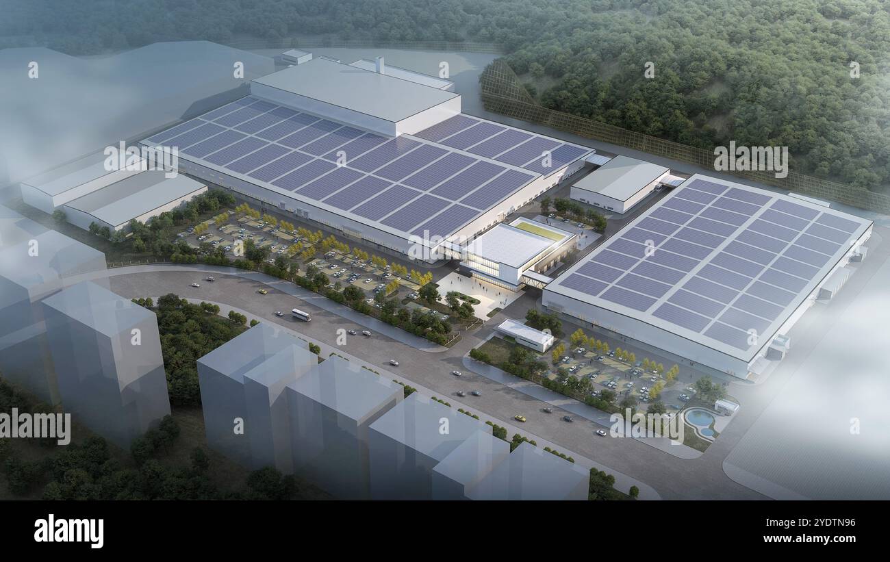 (241028) -- GUANGZHOU, Oct. 28, 2024 (Xinhua) -- This rendering shows a ...