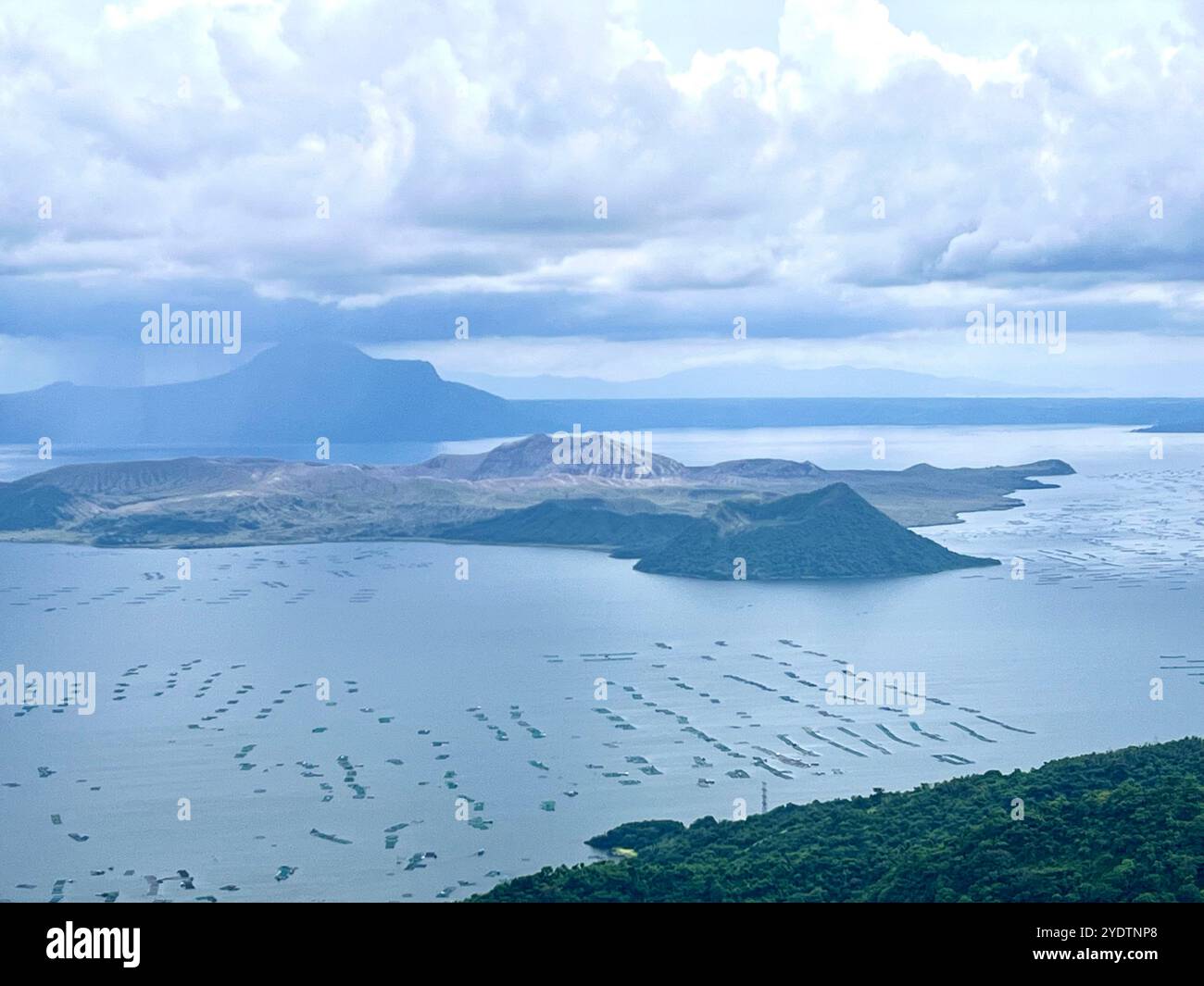 Tagaytay, Philippines. 16th Oct, 2024. The Taal volcano not far from ...