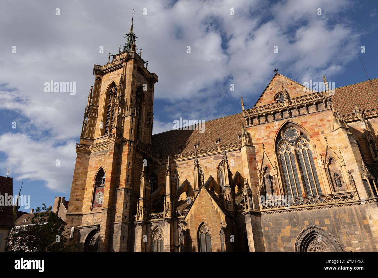 Colmar, Alsace, France - St. Martin Church Gothic architecture, city ...