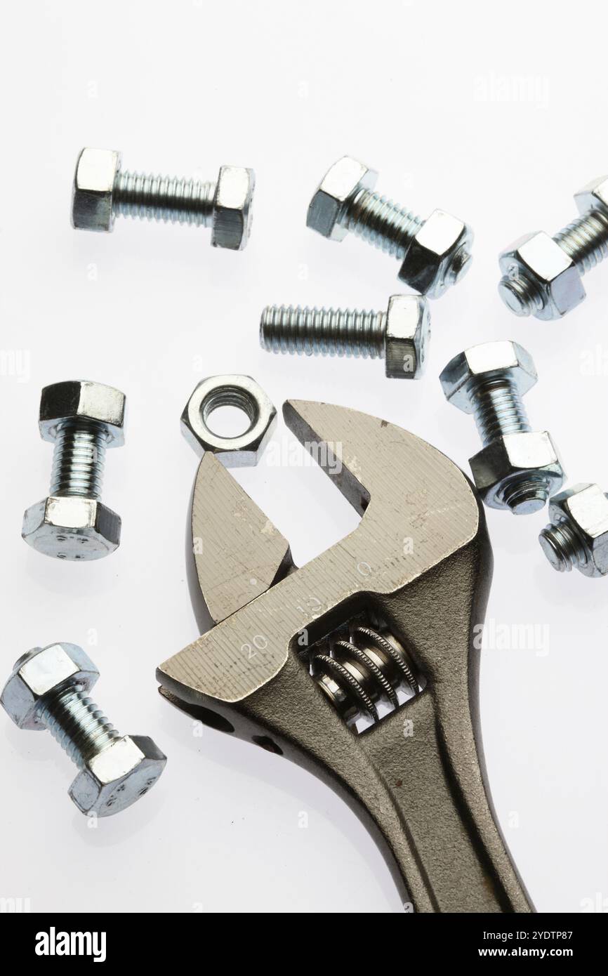 Wrench nut bolt hi-res stock photography and images - Alamy
