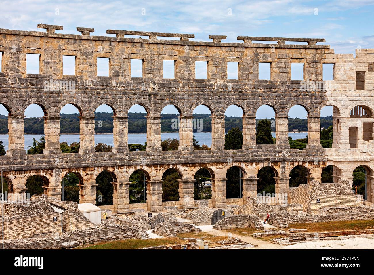 The colosseum of Pula in Croatia Stock Photo - Alamy