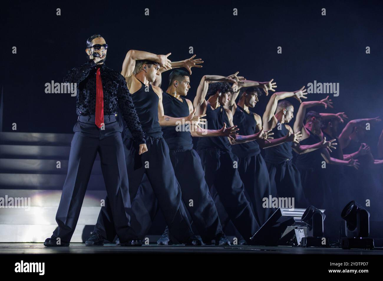 Palazzo dello Sport, Rome, Italy, October 27, 2024, Mahmood during the ...