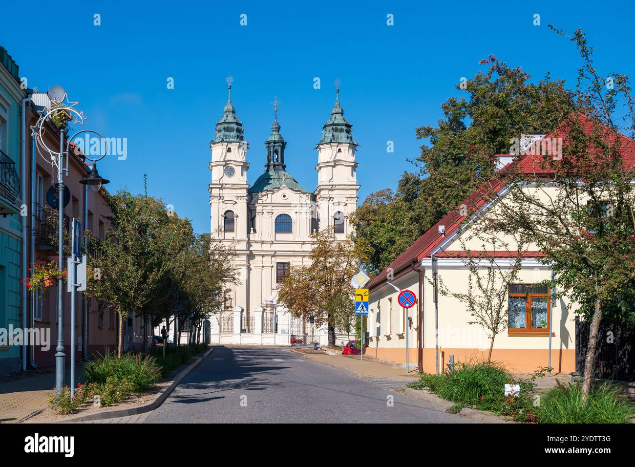Wlodawa, Poland 21 September 2024 facade of Saint Luis church Stock ...