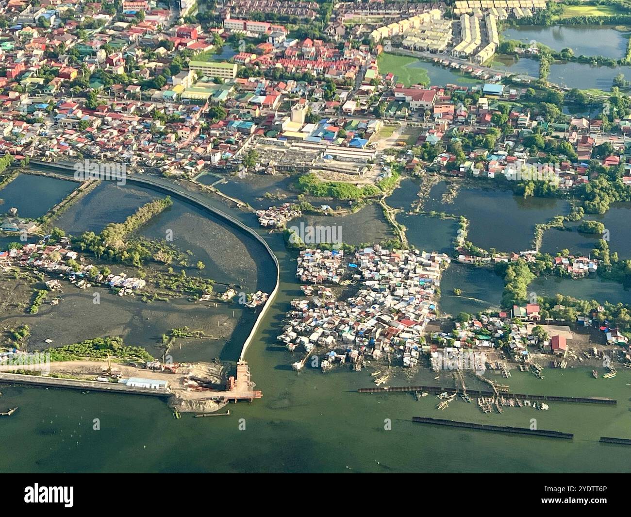 Manila, Philippines. 13th Oct, 2024. Aerial view of Metro Manila ...