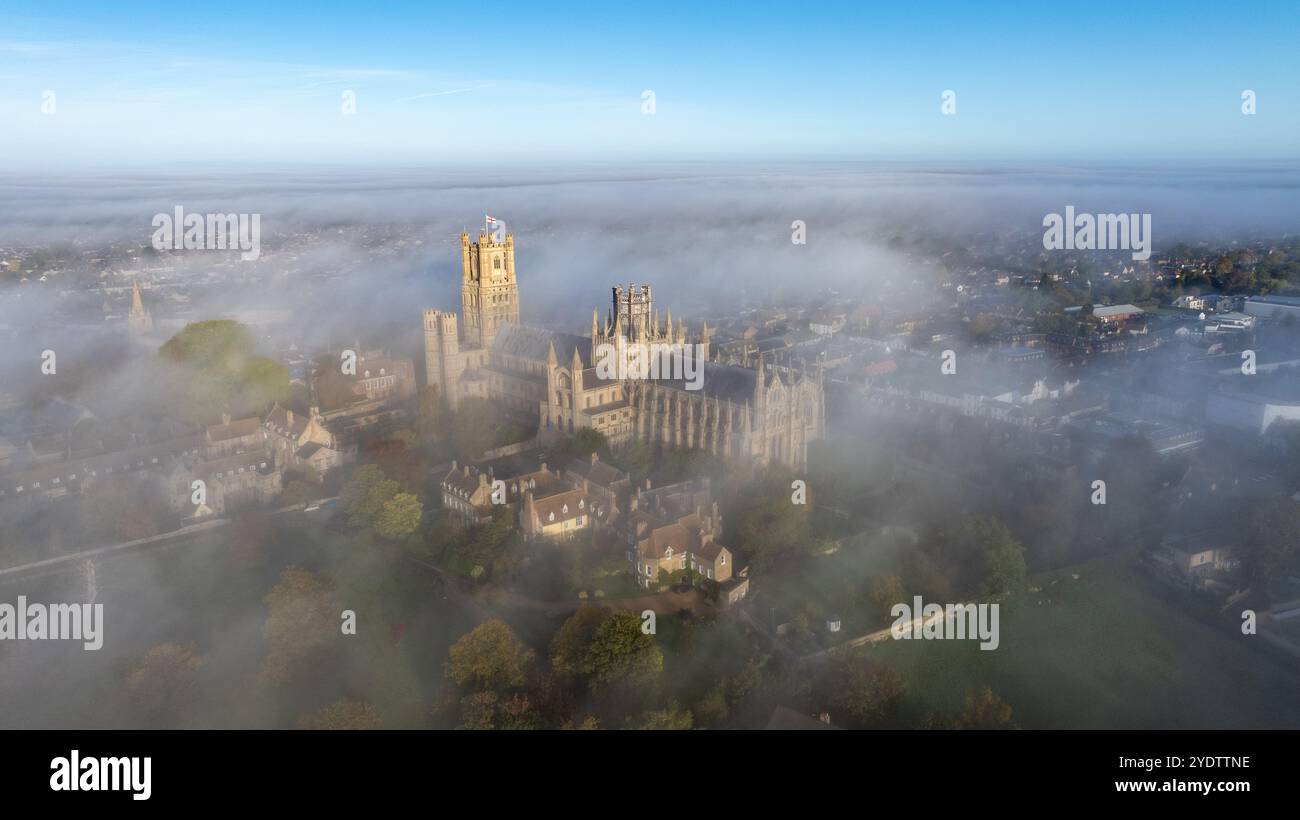 Picture dated October 18th shows Ely Cathedral in Cambridgeshire,known ...