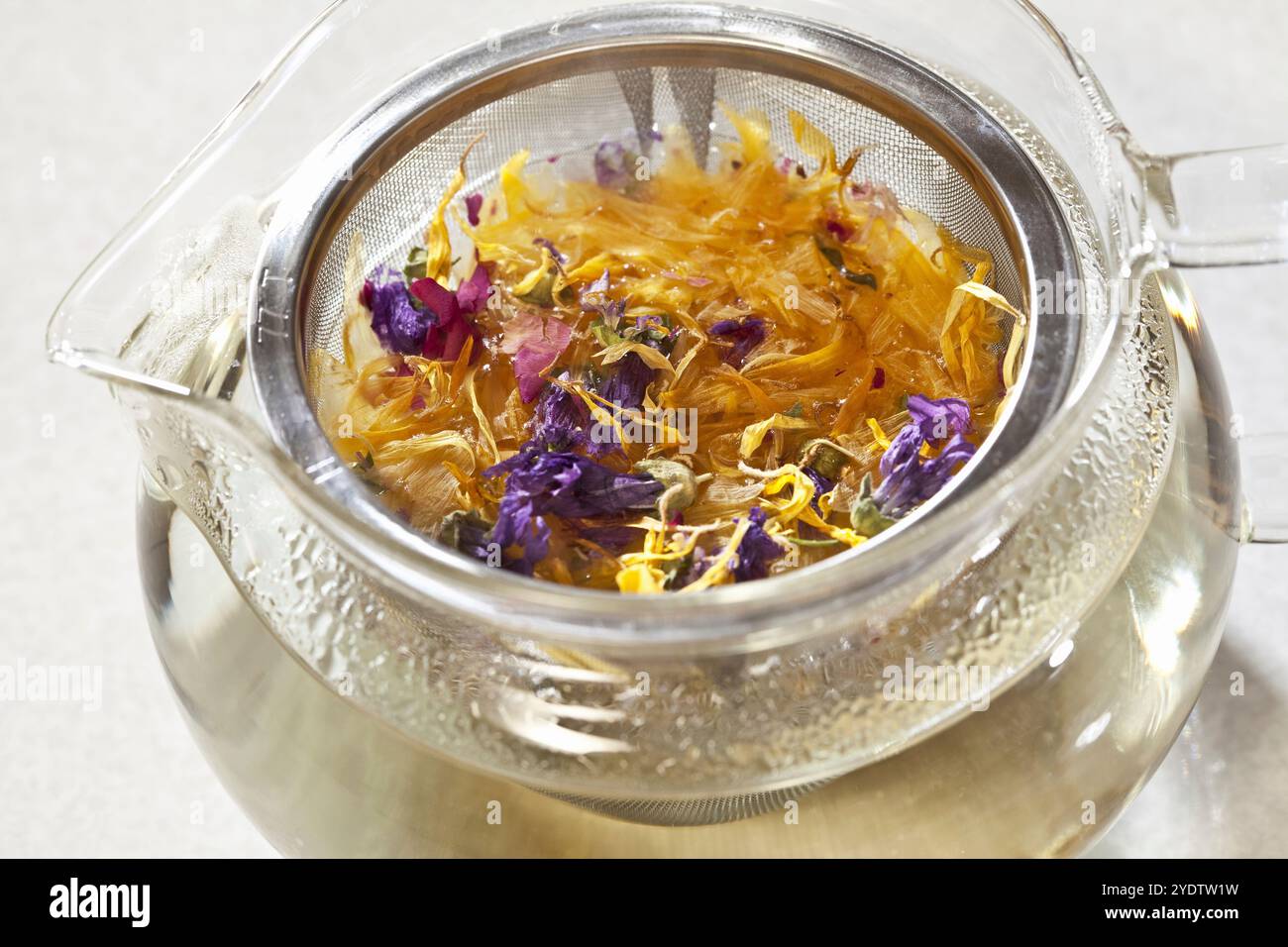 Making herbal tea Stock Photo - Alamy