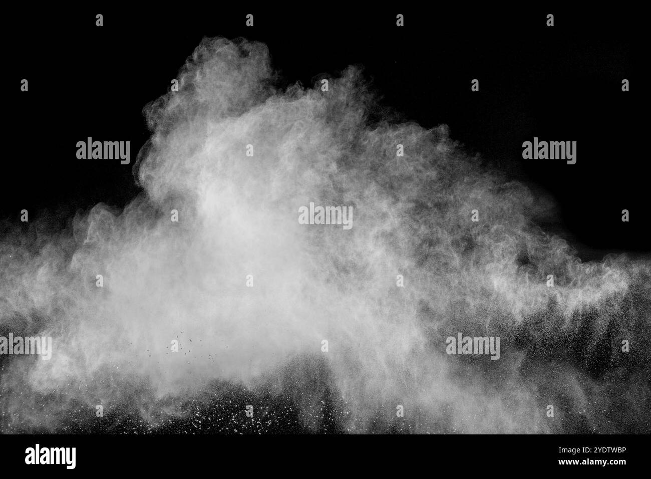 Dust particles on black background hi-res stock photography and images ...