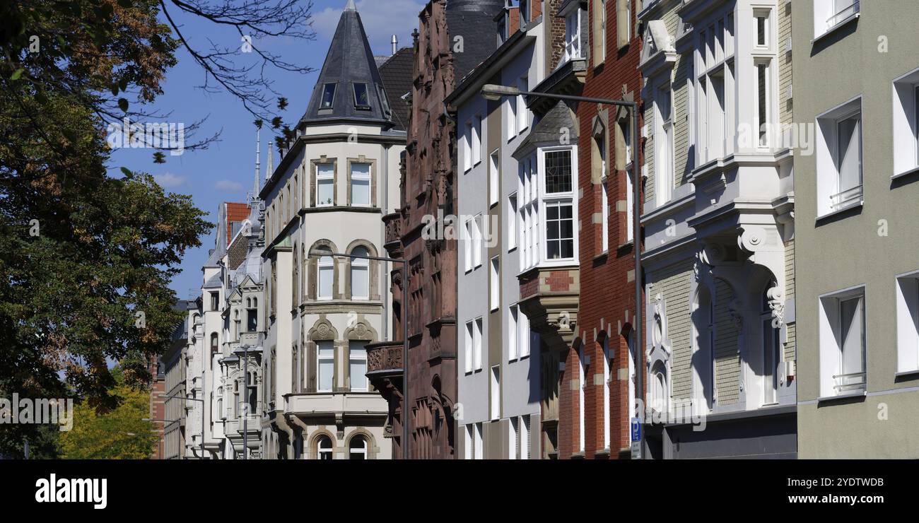 Beautifully restored Wilhelminian style houses on the Stadtgarten in ...