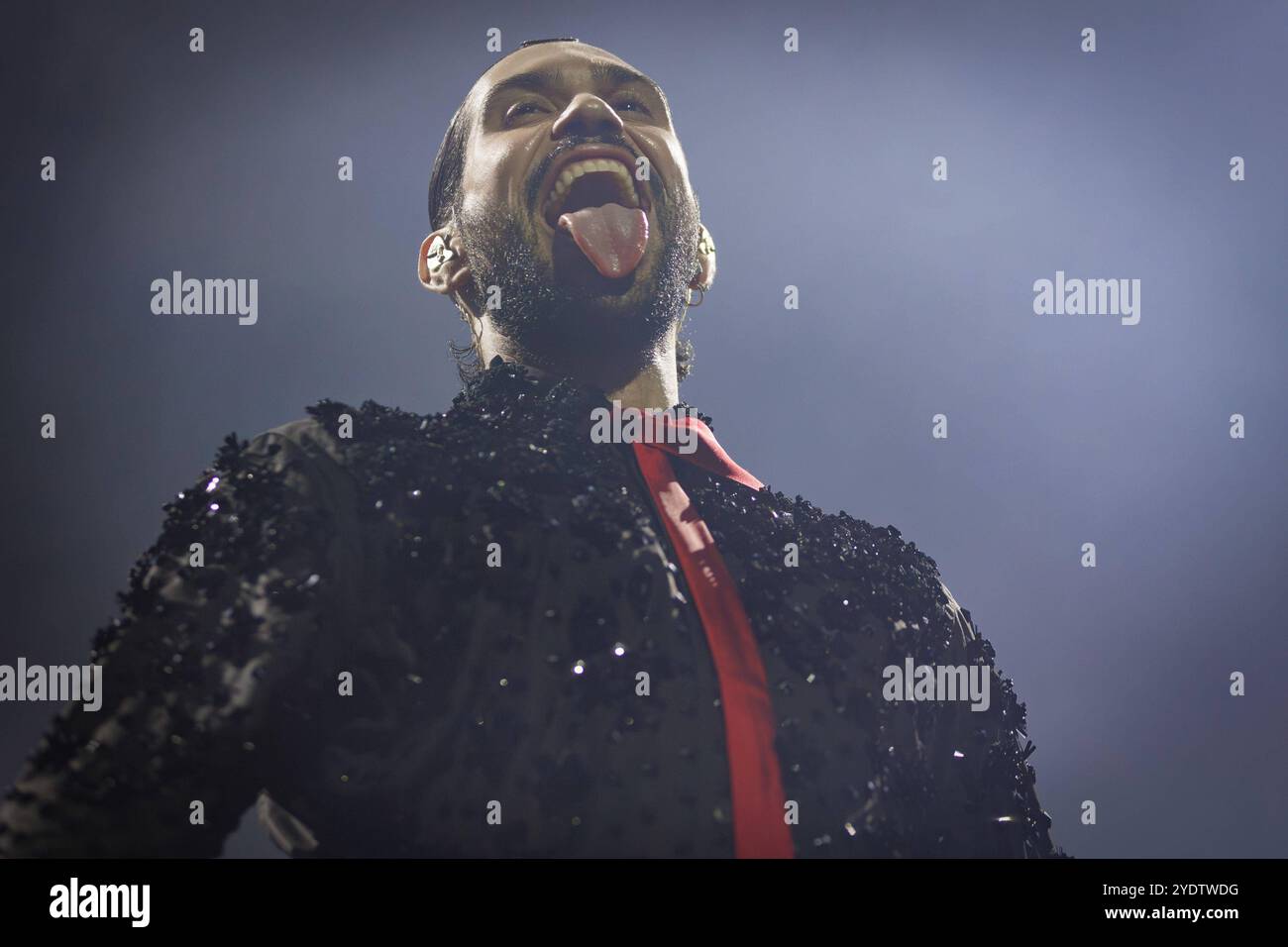 Italian singer Music Concert - MAHMOOD Mahmood during the Tour 2024 on ...