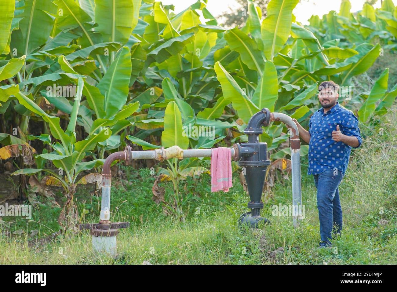 Borewell pump hi-res stock photography and images - Alamy