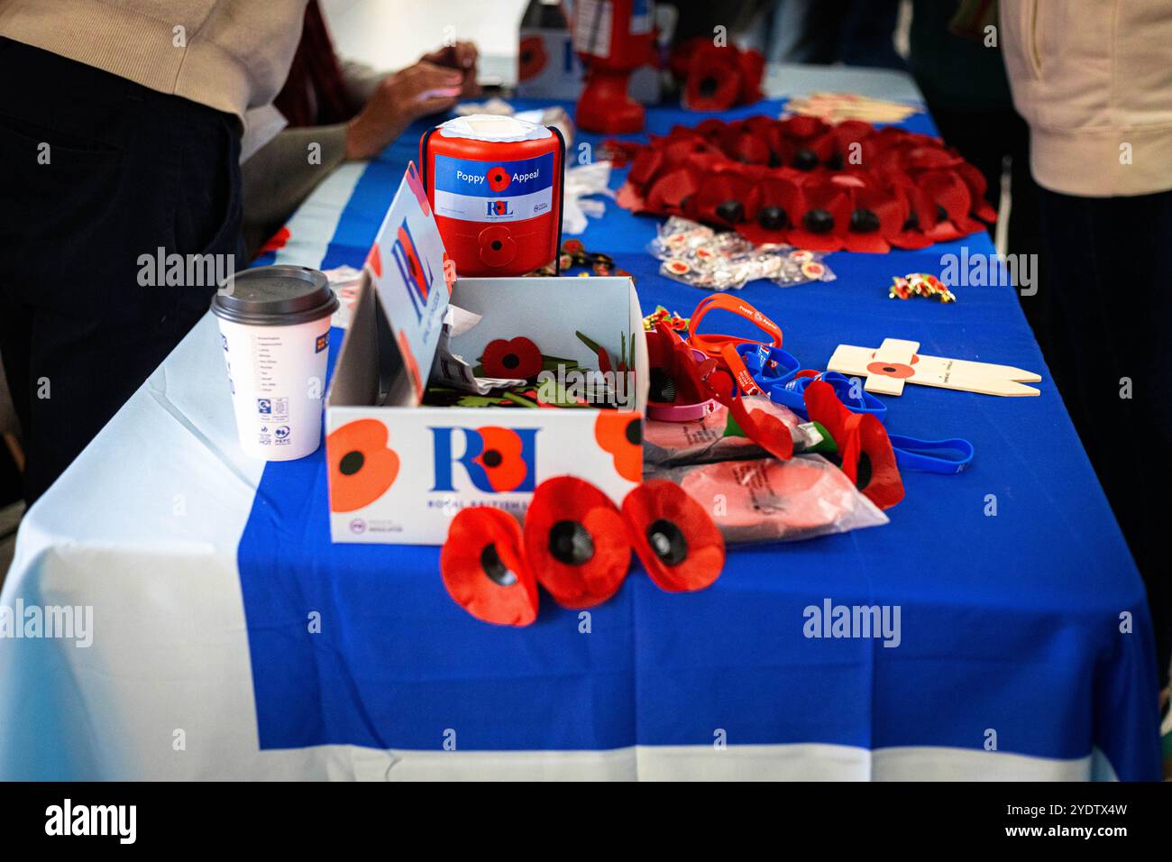 With the start of Poppy Appeal season, the Westminster Underground sign ...