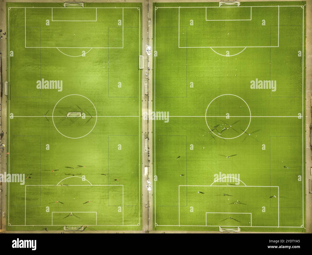 Football field with players overhead hi-res stock photography and ...