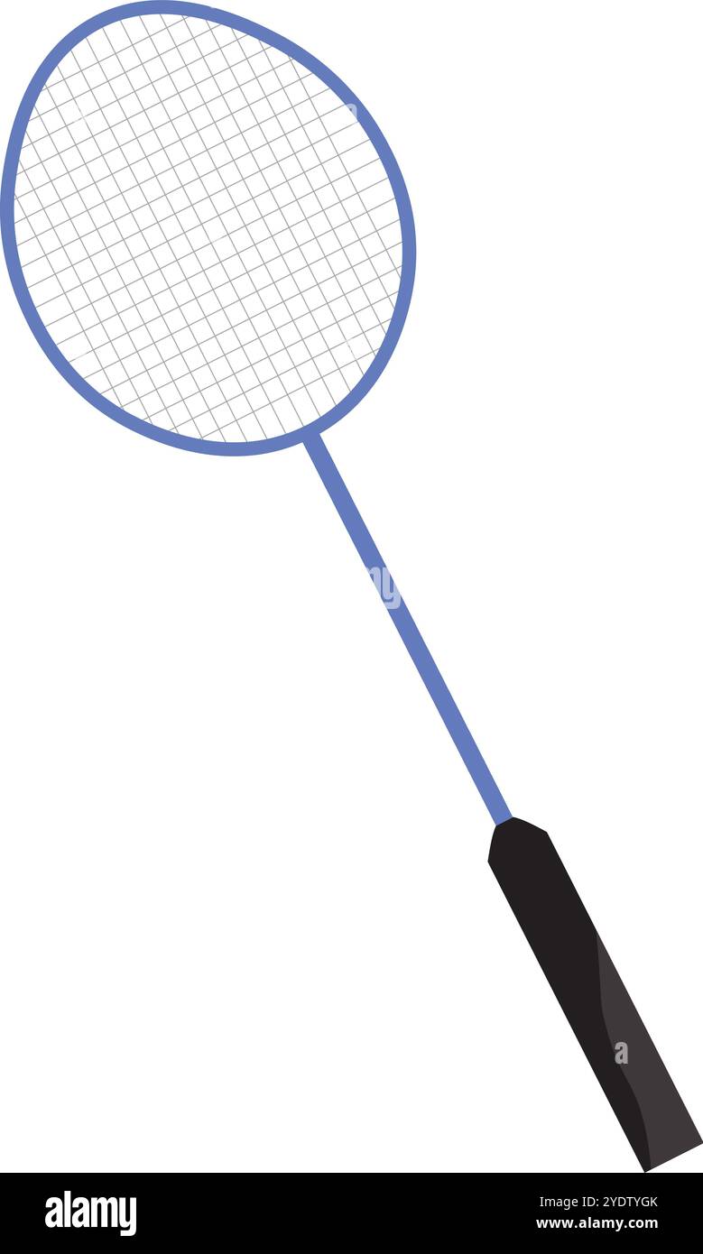 vector illustration of flat design badminton bat Stock Vector Image ...