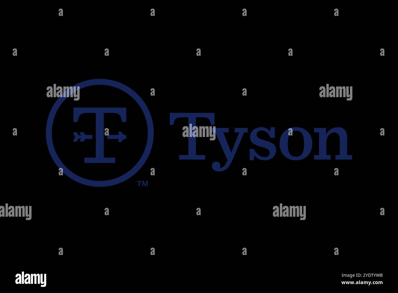 Food, Tyson Foods Tyson Foods, black background, brand name Stock Photo ...