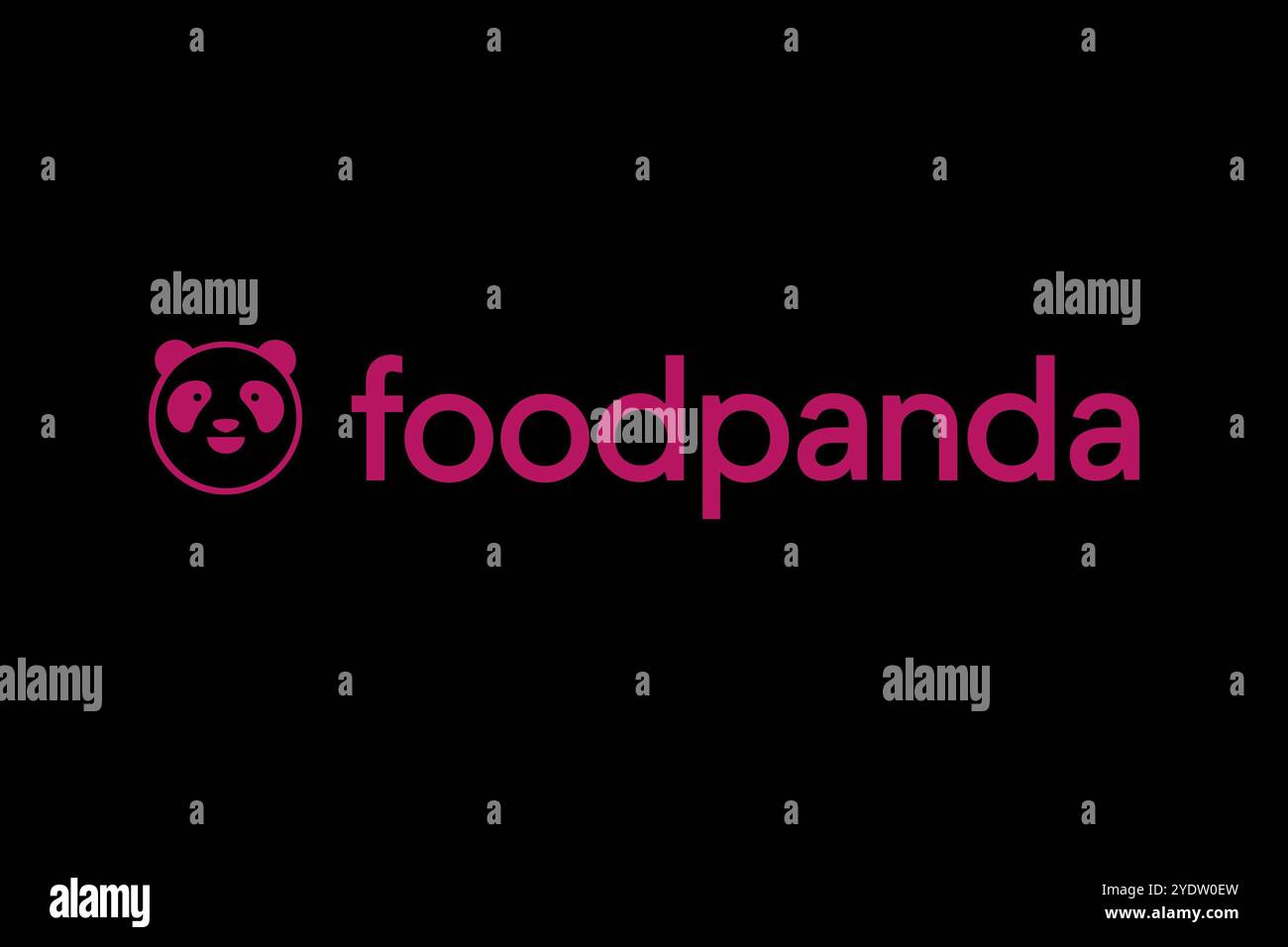 Food, Foodpanda Foodpanda, black background, brand name Stock Photo - Alamy