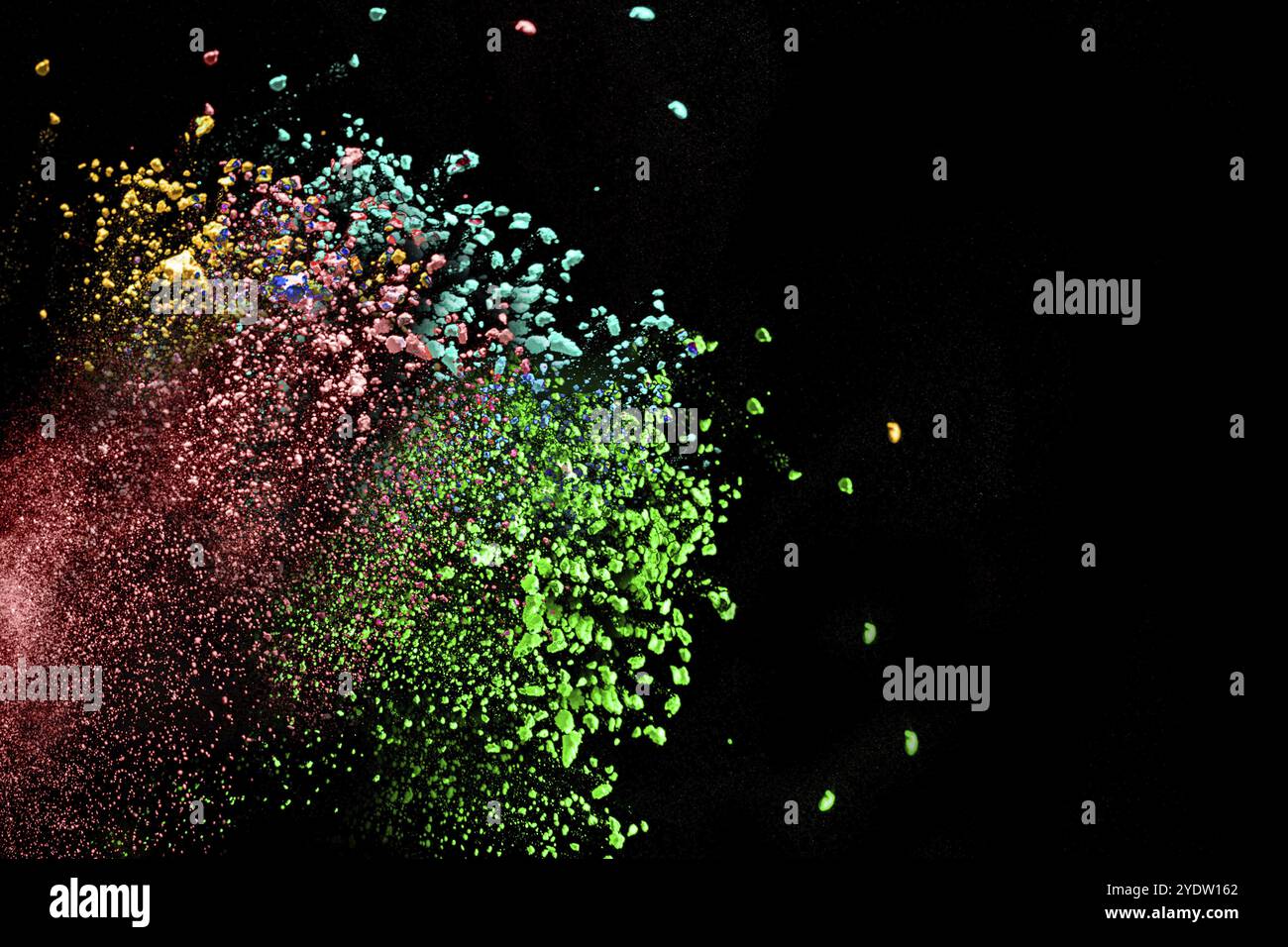 Holi colored abstract background hi-res stock photography and images ...