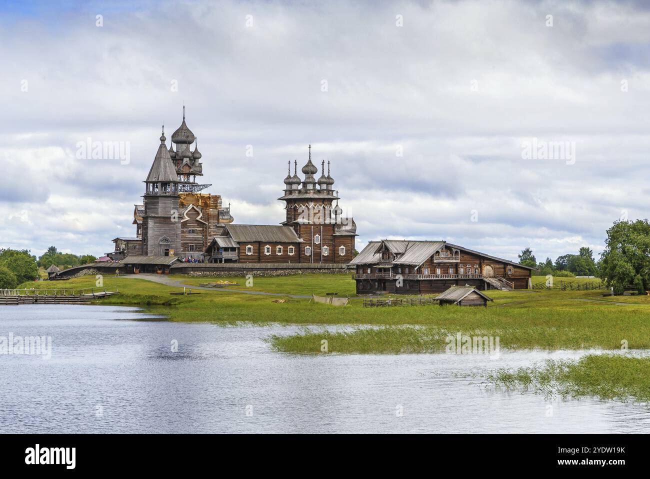 Historical site dating from the 17th century on Kizhi island, Russia ...