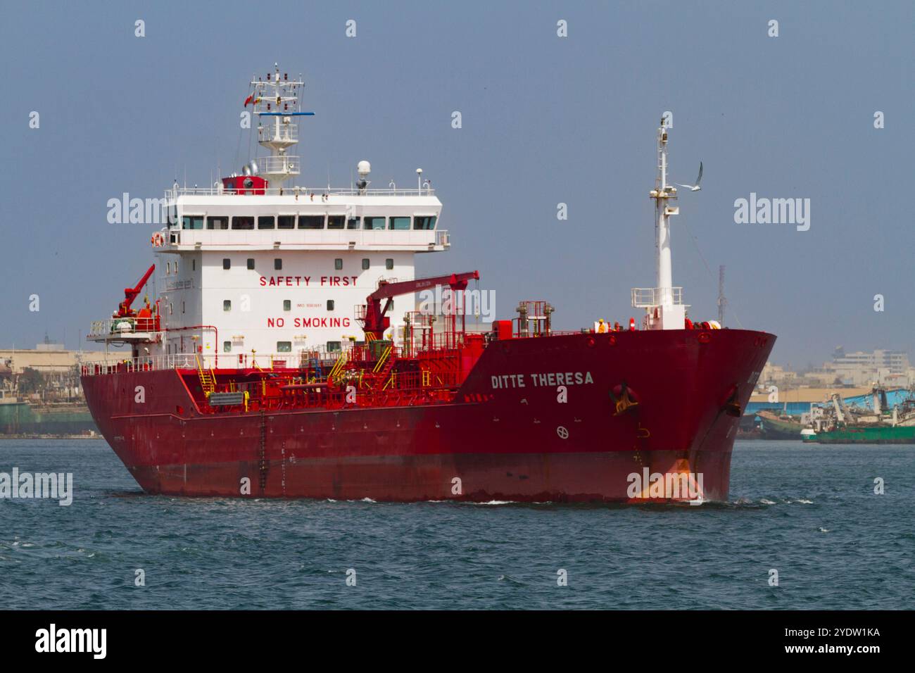 View of the busy port city of Dakar, Senegal, West Africa, Africa Stock ...