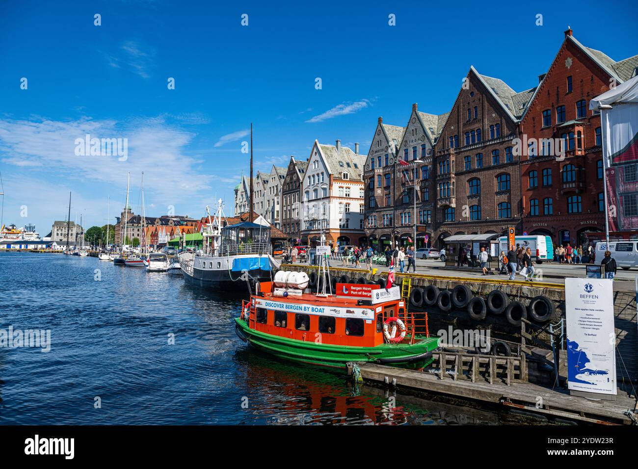 Historic Hanseatic quarter, UNESCO World Heritage Site, Bergen ...