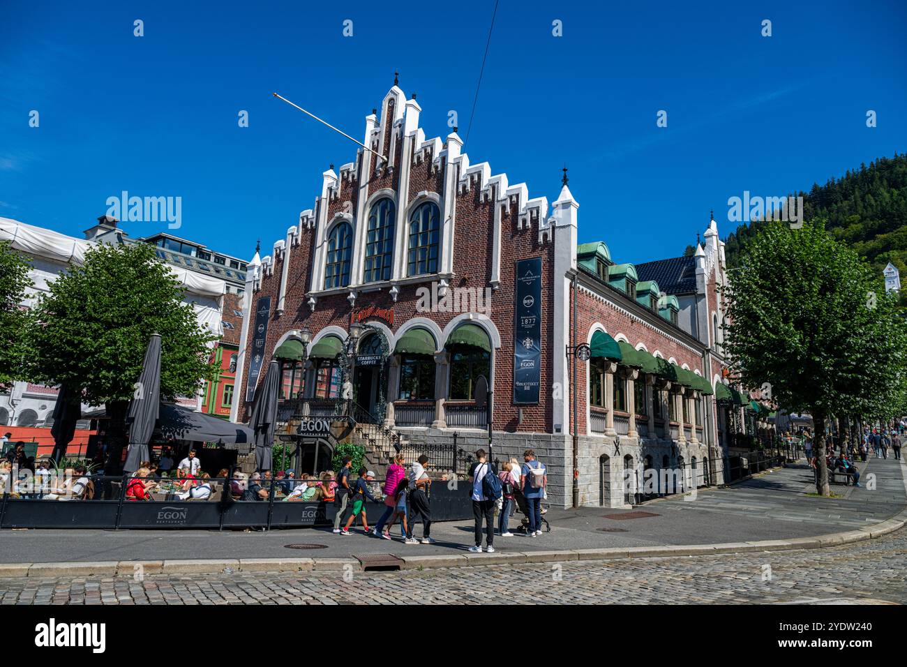 Historic Hanseatic quarter, UNESCO World Heritage Site, Bergen ...