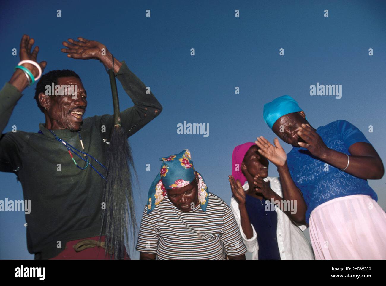 Bushman dancing hi-res stock photography and images - Alamy