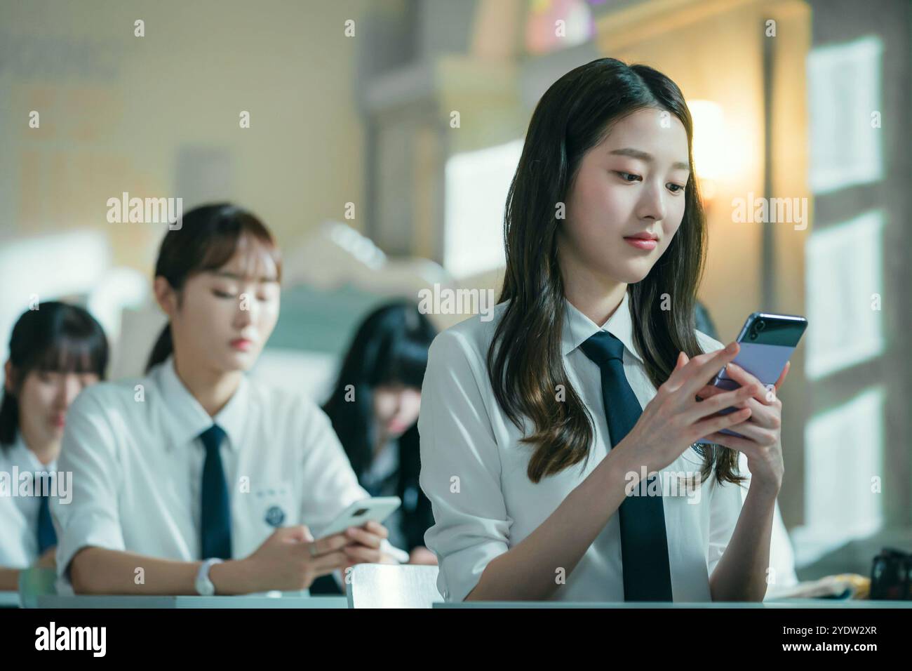 KIM JI-JEON in PYRAMID GAME (2024) -Original title: PIRAMIDEU GEIM-, directed by BAK SO YEON ...