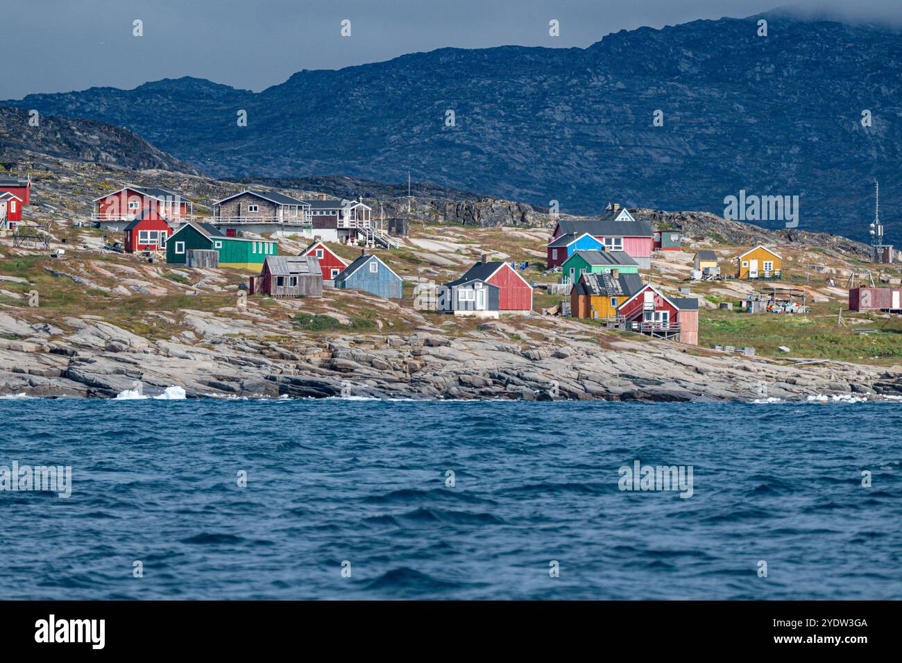Little village of Oqaatsut, Western Greenland, Denmark, Polar Regions ...