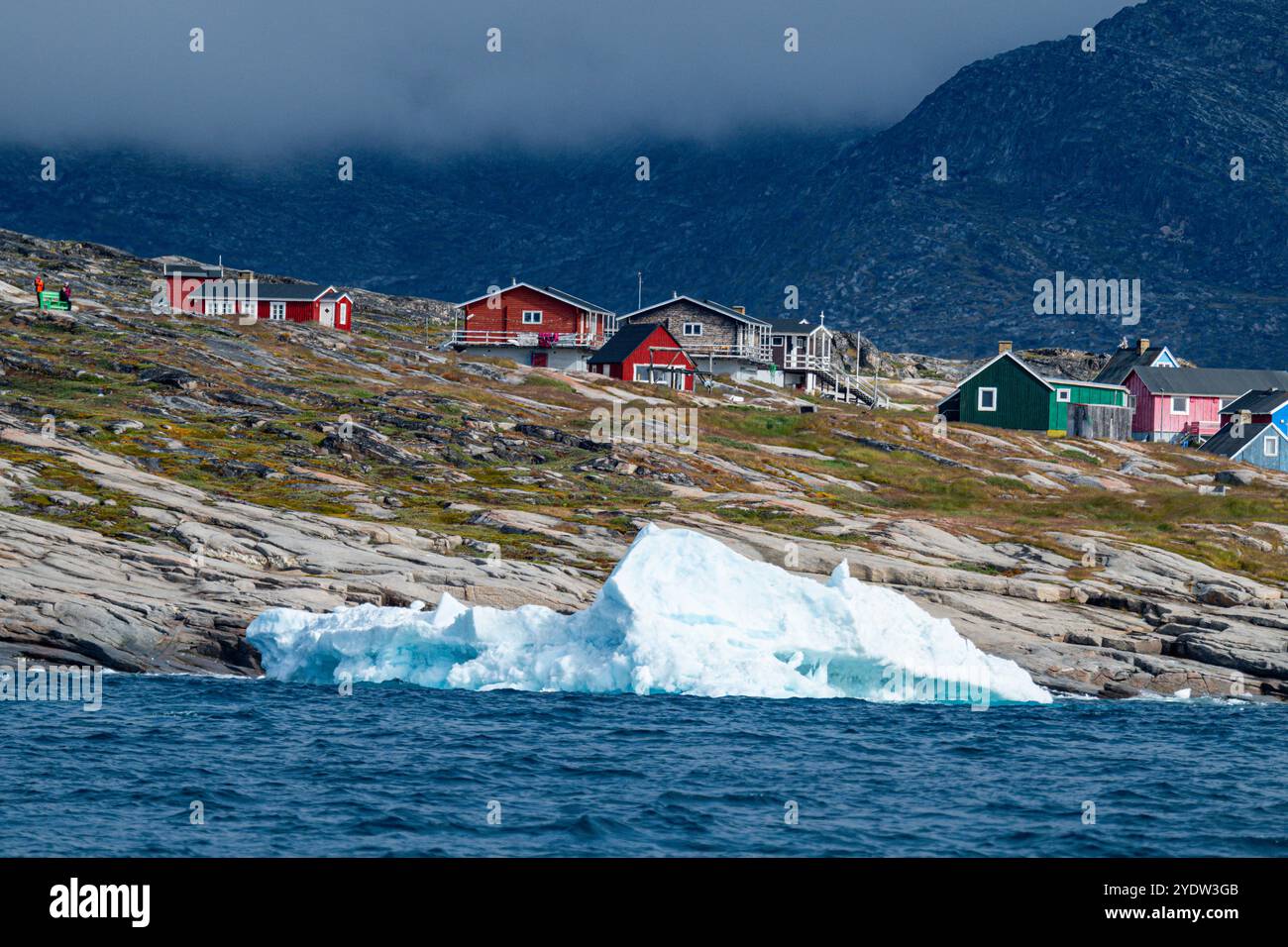 Little village of Oqaatsut, Western Greenland, Denmark, Polar Regions ...