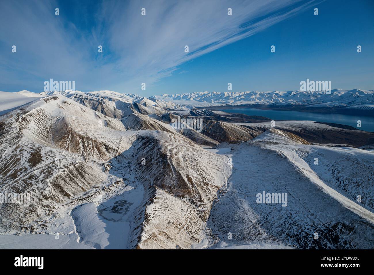 Aerial of Axel Heiberg island, Nunavut, Canadian Arctic, Canada, North ...