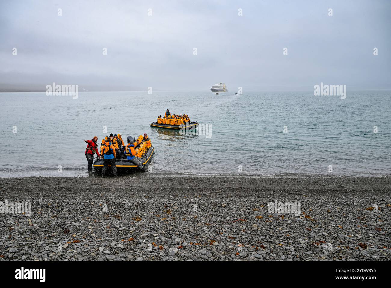 Rocky beach, Beechey island, Nunavut, Canadian Arctic, Canada, North ...