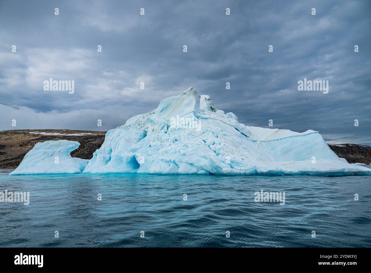 Iceberg on Belcher island, Devon island, Nunavut, Canadian Arctic ...