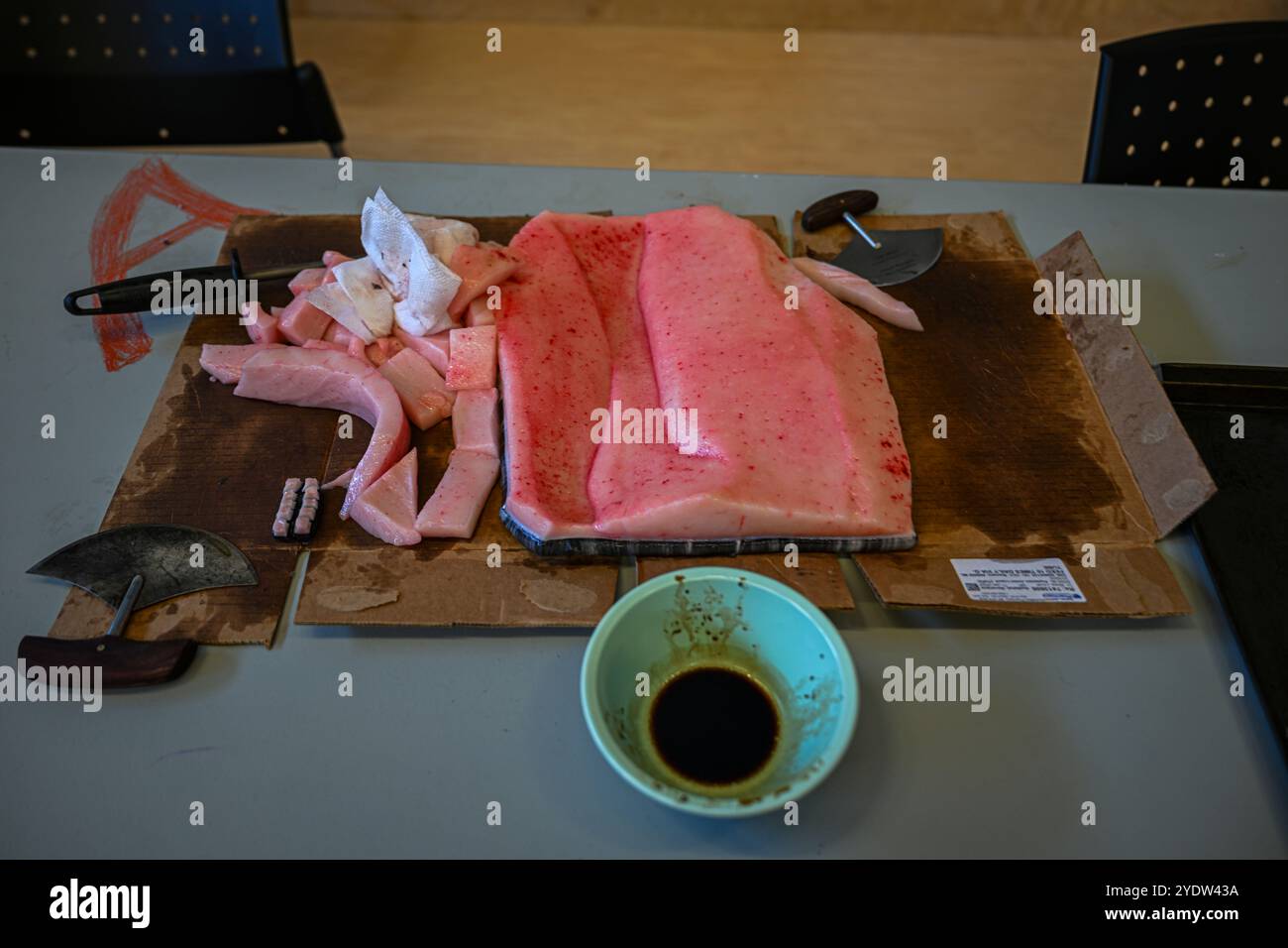 Raw whale meat, Grise Fjord, most northern community in America ...