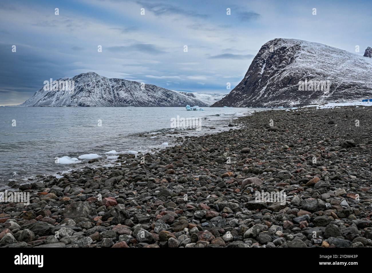 Arctic desert around Grise Fjord, most northern community in America ...