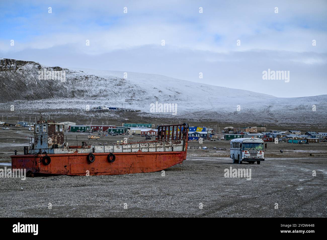 Resolute, Inuit hamlet, Cornwallis island, Nunavut, Canadian Arctic, Canada, North America Stock ...