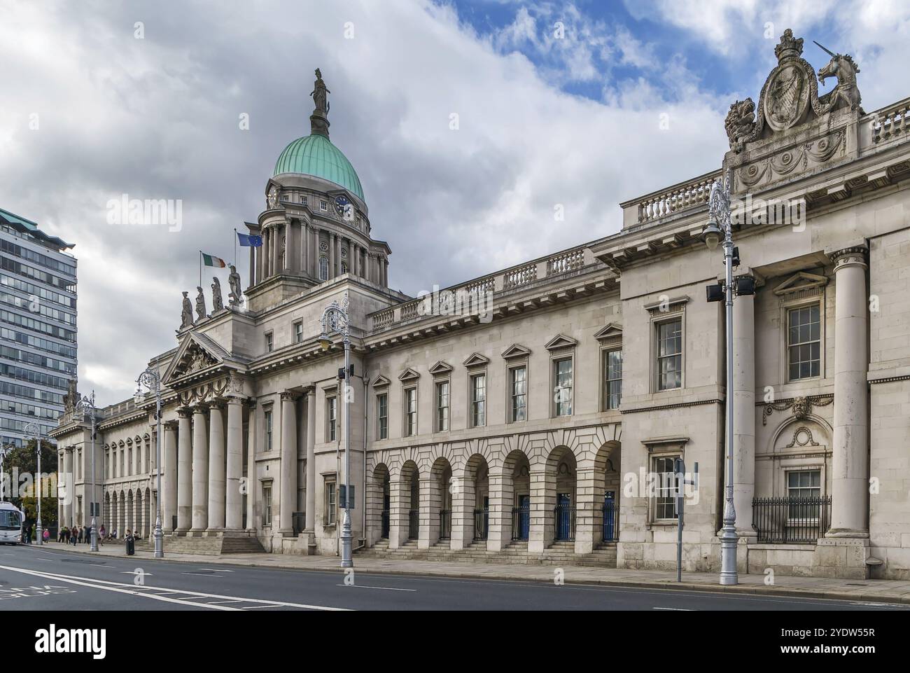 Neoclassical 18th century building in dublin hi-res stock photography ...