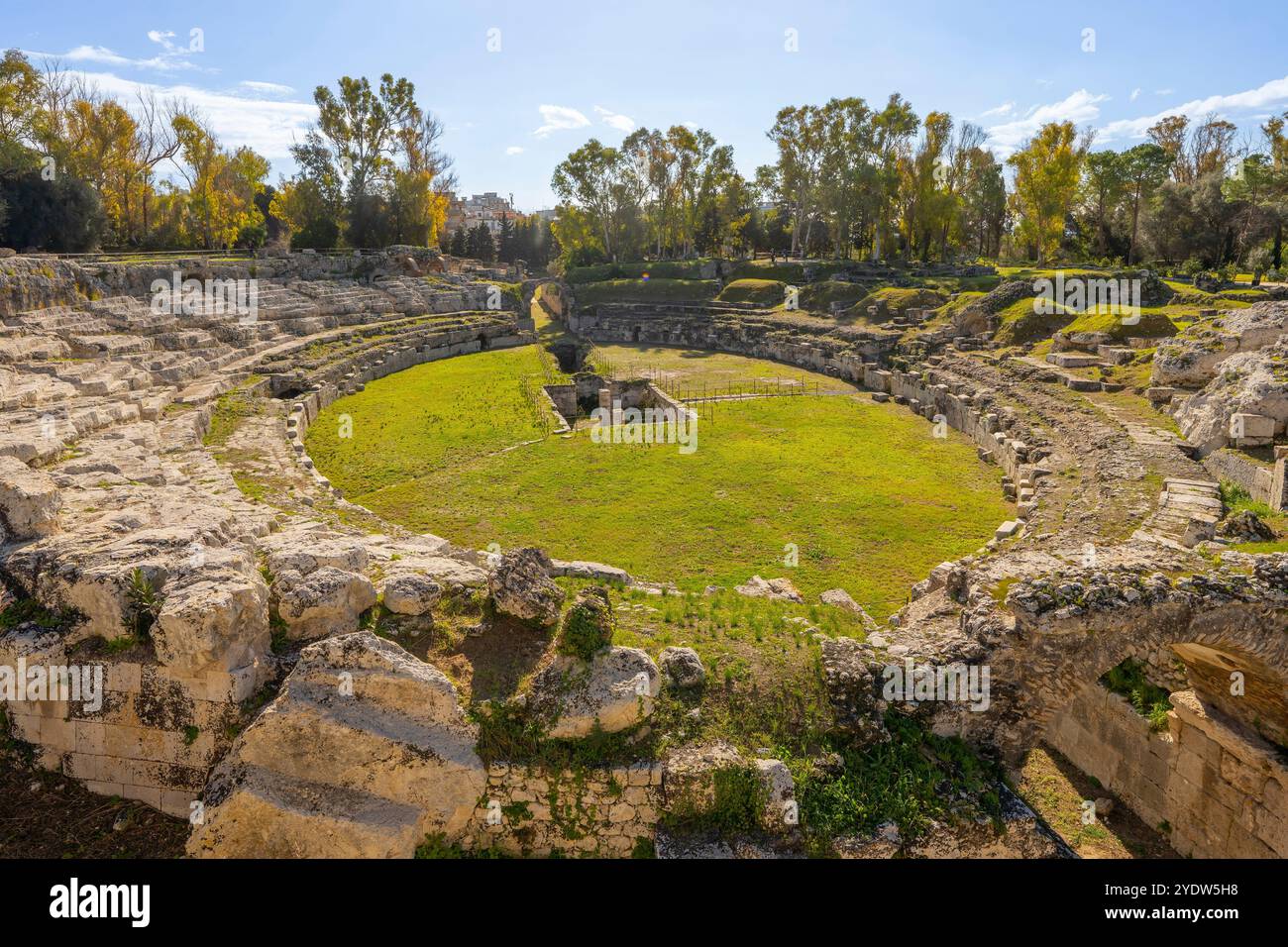Roman Amphitheatre, Neapolis Archaeological Park, UNESCO World Heritage ...