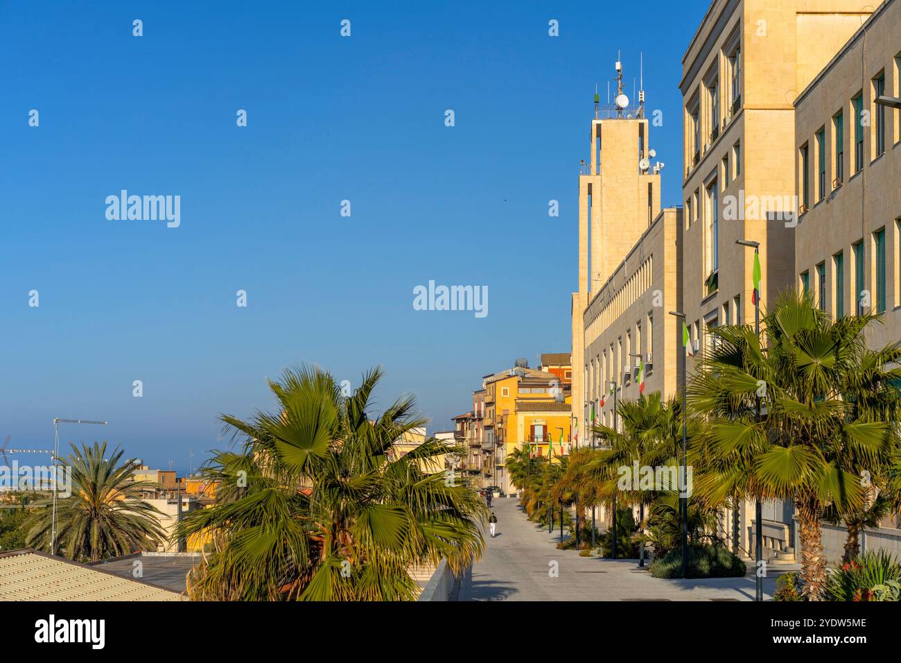 City Hall, Gela, Caltanisetta, Sicily, Italy, Mediterranean, Europe ...