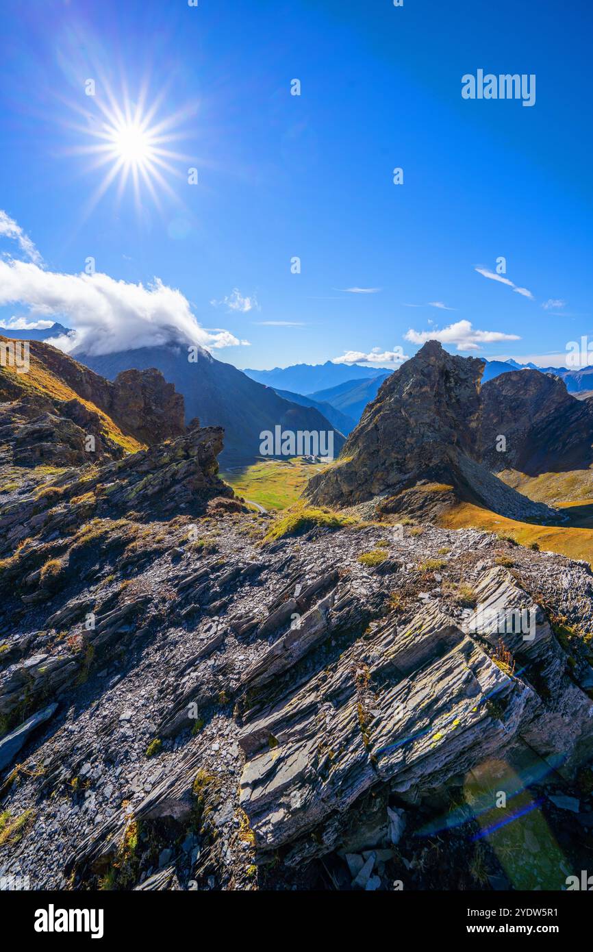 On the way to the Canavari Letey bivouac, Valle d'Aosta, Italy, Europe ...