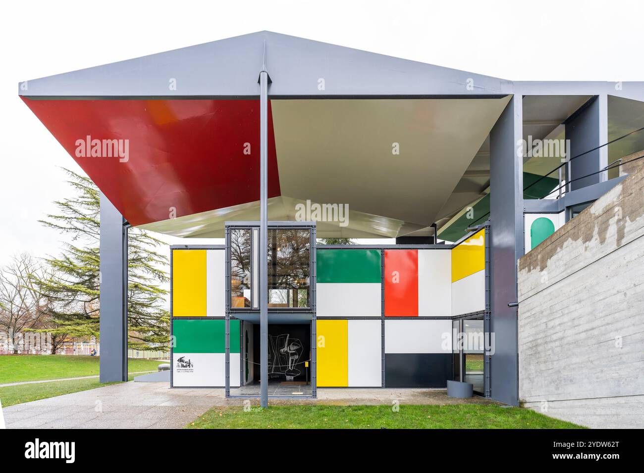 Pavillon Le Corbusier, art museum, Zurich, Switzerland, Europe Stock ...