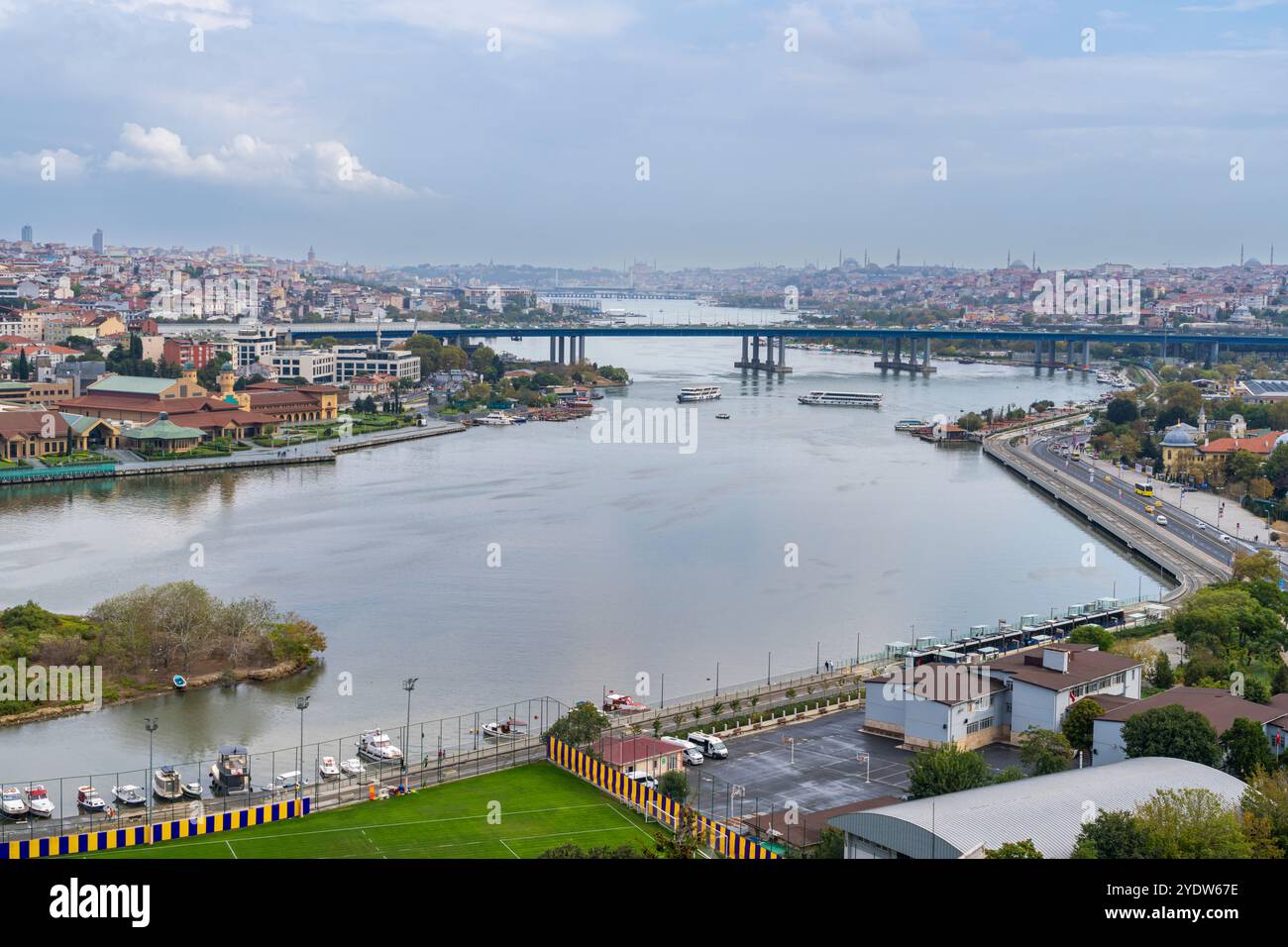 View of Istanbul and Golden Horn from Pierre Loti Hill, Istanbul ...