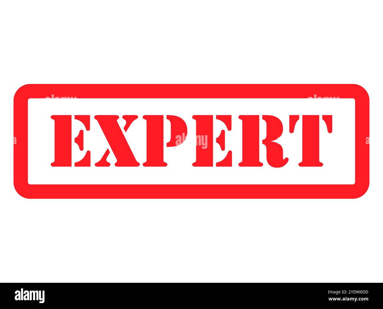 Expert stamp symbol, label sticker sign button, text banner vector ...