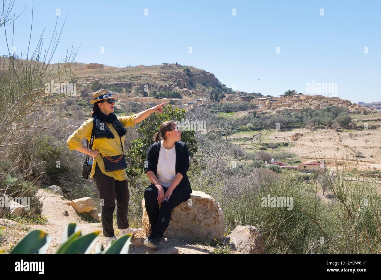 Jordan desert hiking trails hi-res stock photography and images - Alamy