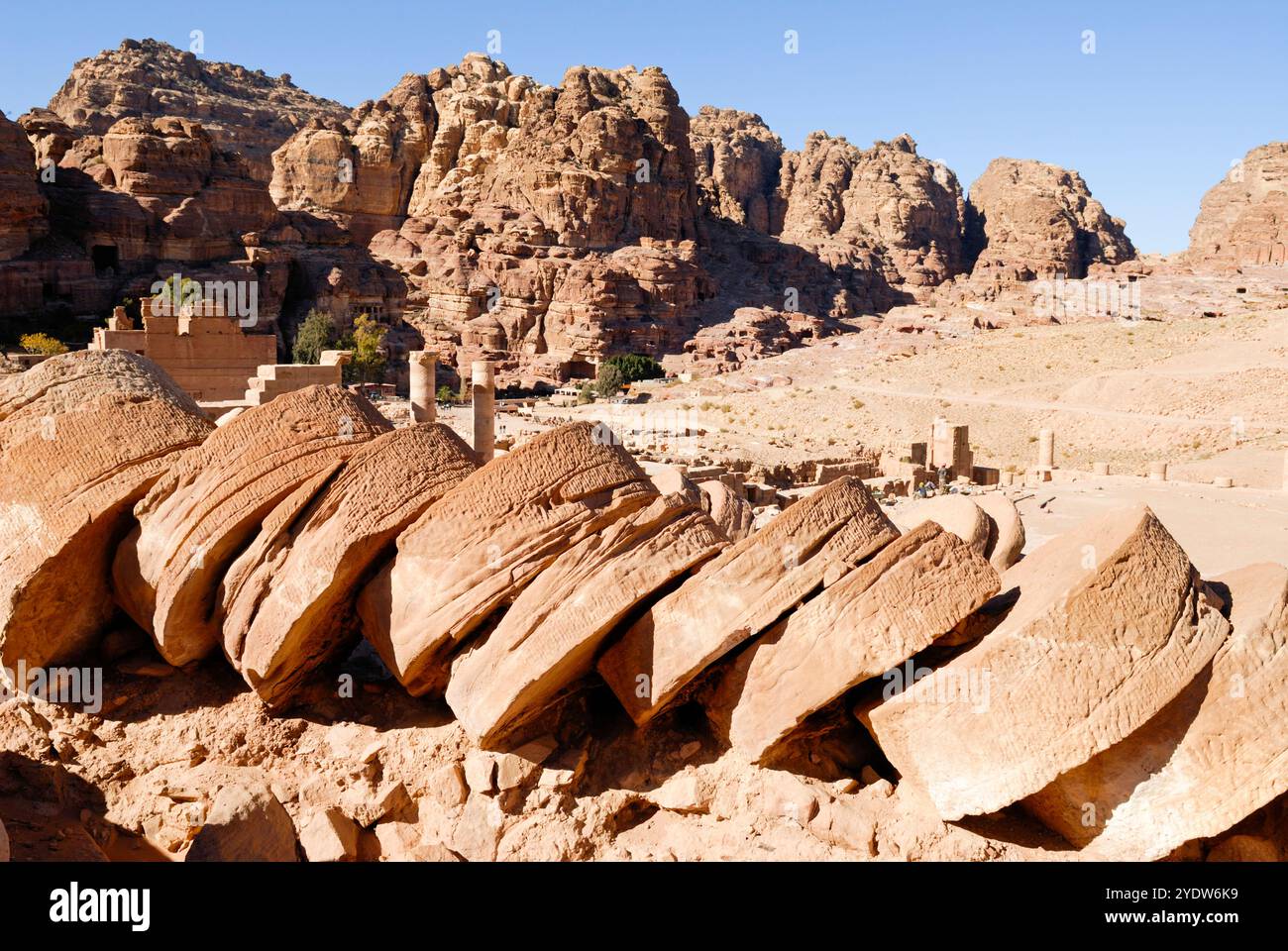 Grand Temple (Temple of the Winged Lions), Petra, UNESCO World Heritage ...