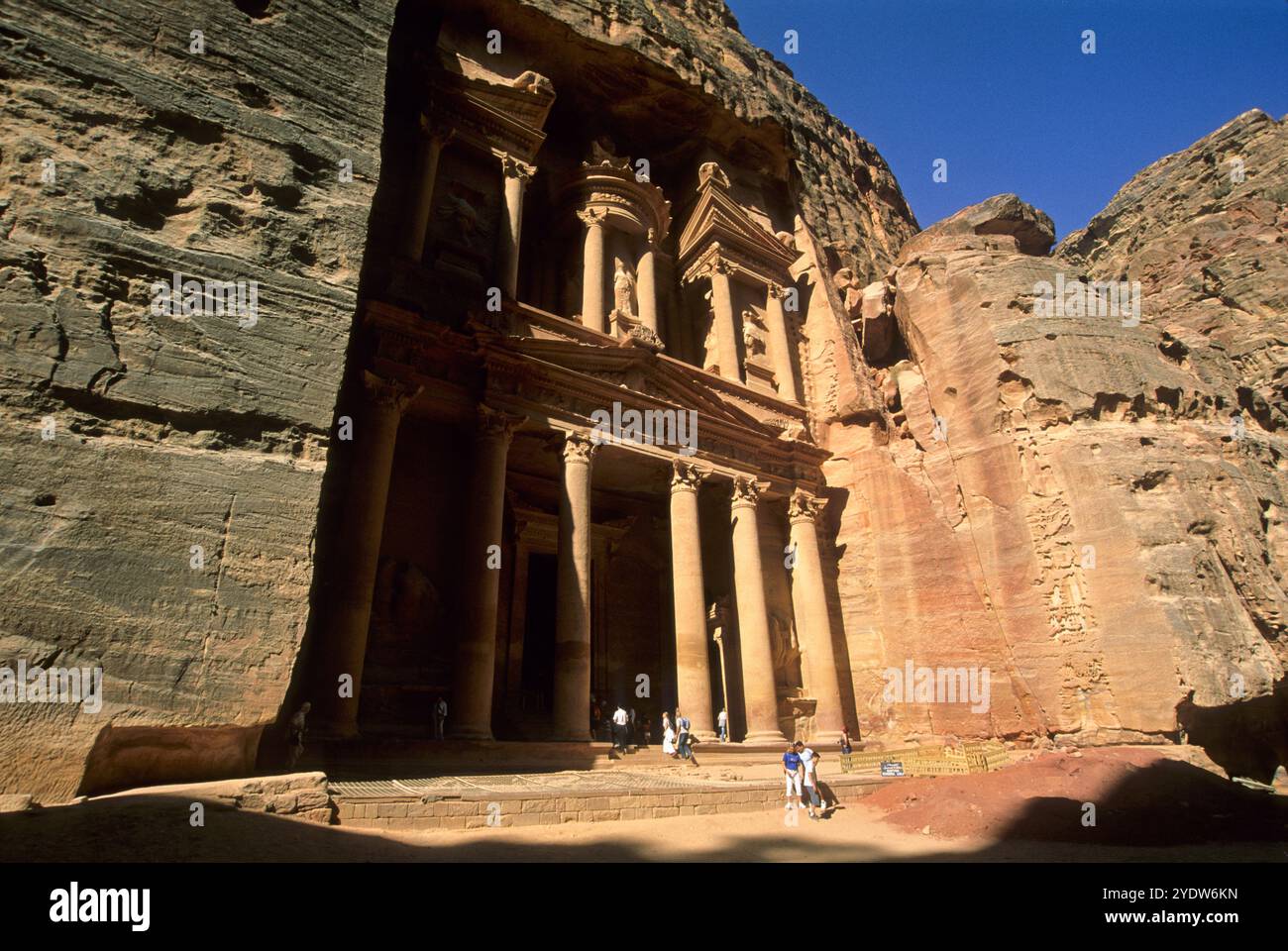 Al Khazneh (The Treasury), one of the most elaborate buildings of the ...