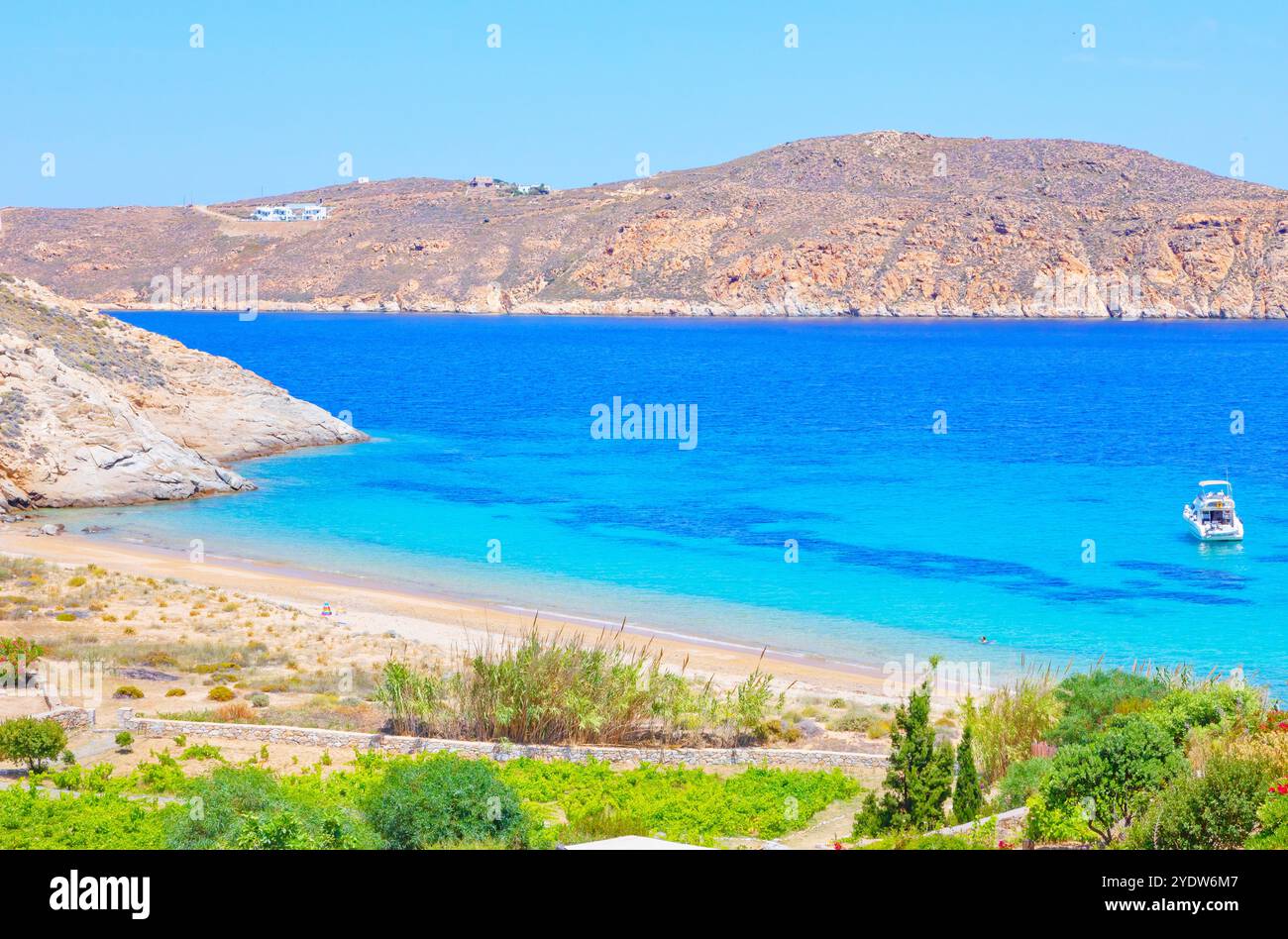 Ramos beach, Serifos Island, Cyclades, Greek Islands, Greece, Europe ...