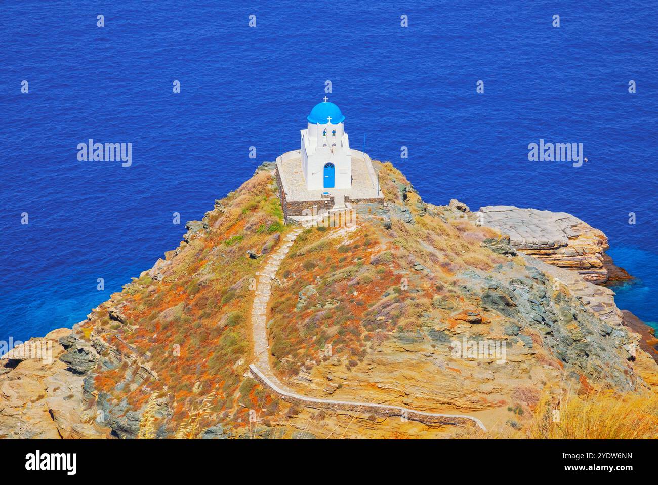 Seven Martyrs Church, Kastro, Sifnos Island, Cyclades, Greek Islands ...
