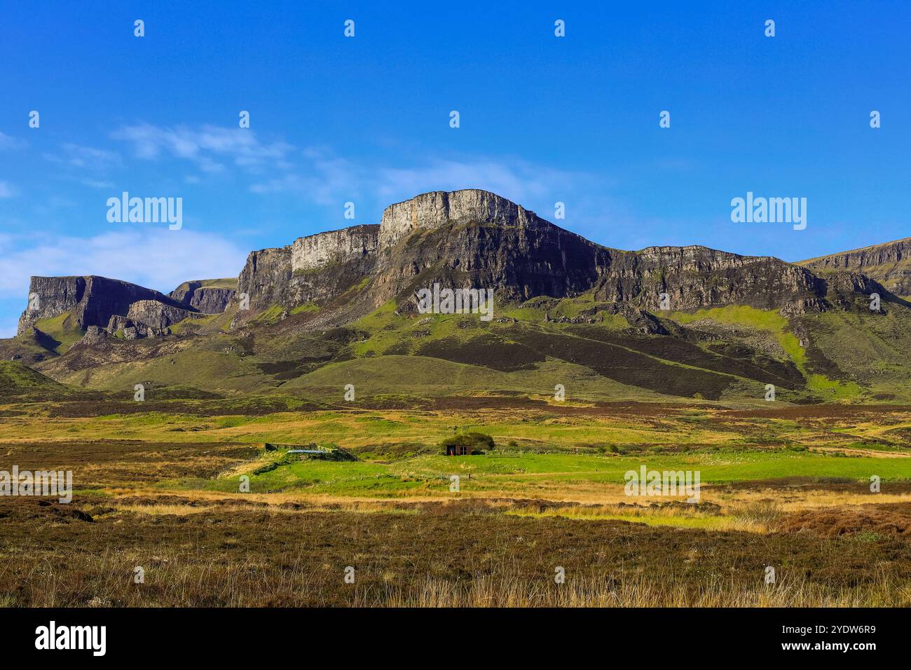 The Trotternish Ridge north of the Quiraing, a major geological feature ...