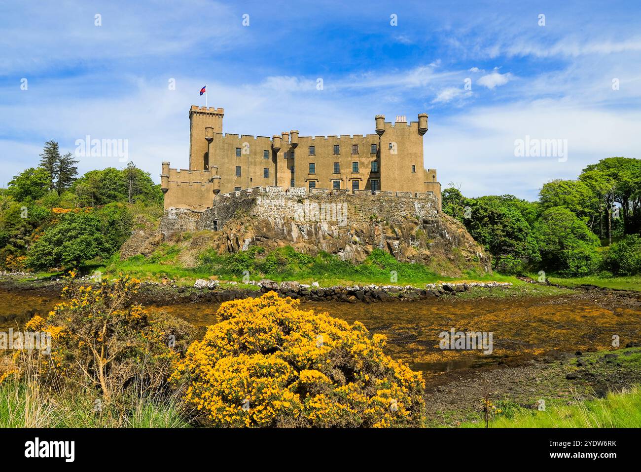 Dunvegan Castle, the oldest continuously inhabited castle in Scotland ...